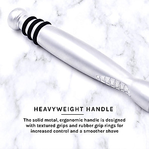 Taconic Shave, Gillette Sensor & Sensor Excel Compatible Heavyweight Triple Blade Pivot Head Razor, Includes 1 Preloaded Blade - Delivers a Smooth, Close & Comfortable Shave