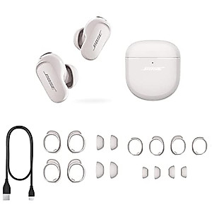 Bose QuietComfort Earbuds II, Soapstone with Alternate Sizing Kit
