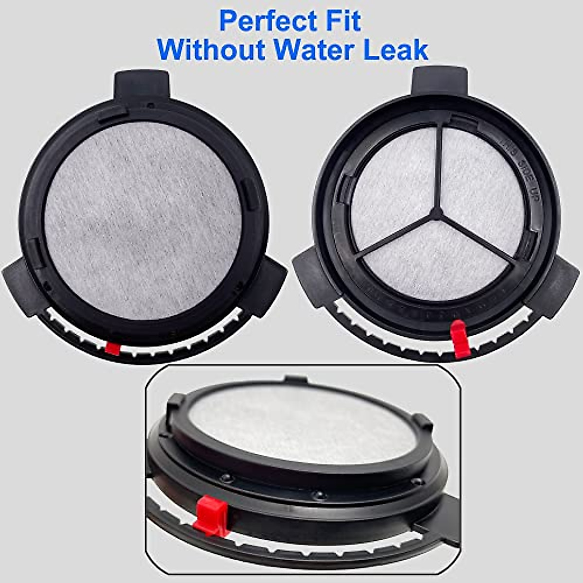 Xcivi Replacement Coffee Maker Water Filtration Set Filter Disk with Frame for Mr. Coffee Brewers Coffee Maker, Compatible Mr Coffee Filter Dics (1Disk Frame +12 Filter Disks)