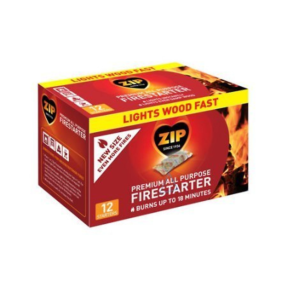 Zip Premium All Purpose Wrapped Fire Starter 24 Pack