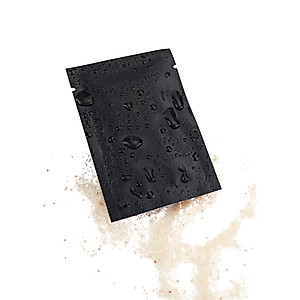 QQ Studio Matte Black SlickSeal™ Open Top Pouches for Beauty Samples and Products (200, 5x8cm (2x3"))