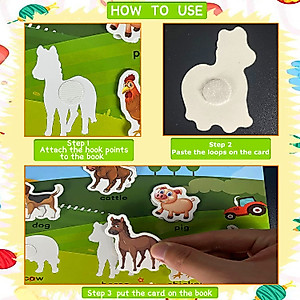 Preschool Learning Activities Busy Book for Toddler, Educational Toys for Kids Ages 3 4 5 6 7, Autism Learning Materials, Preschool Workbook Toy for Toddlers Boys Girls Travel