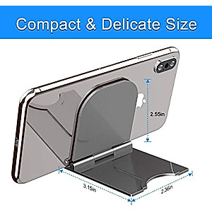 imeilee Cell Phone Stand 4 Pack Phone Holder Adjustable Foldable Tablet Stand Compatible with iPhone 11/11 Pro/11 Pro Max/Xs MAX/XR/XS/X Galaxy S10/S9/S9 Plus/Note 9 Google Pixel and More
