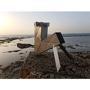 VIRE Folding rocket stove for cooking portable rocket stove, Outdoor hiking Survival or Emergency Gear camping rocket stove collapsible rocket stove Patent proven (classic)