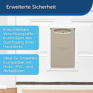 PetSafe, Staywell, Aluminium Pet Door, Large, Solid Design, Easy Install
