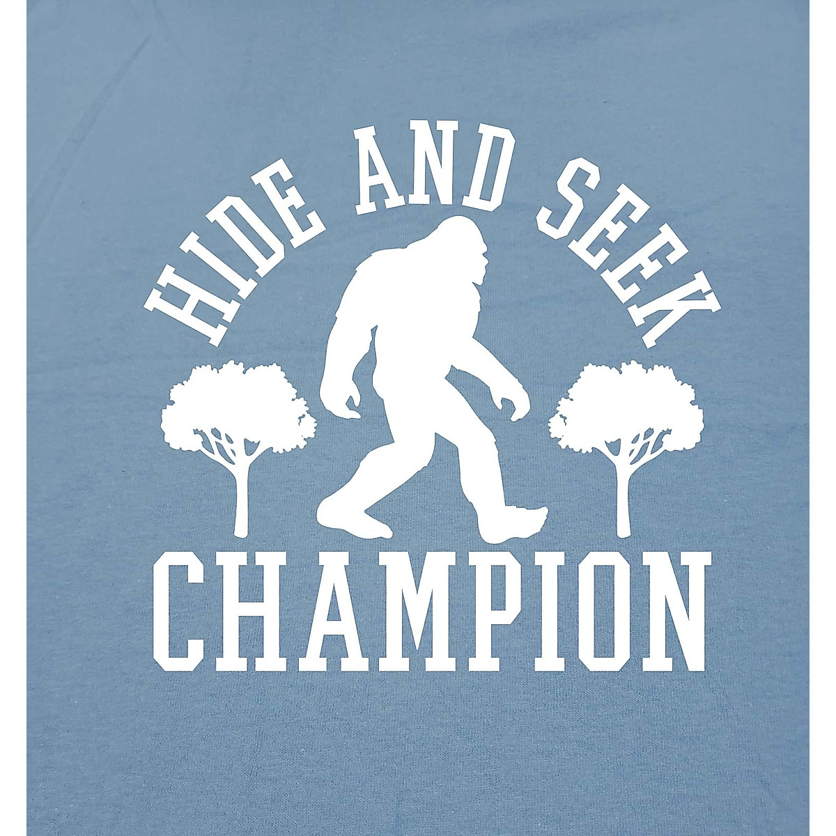 Bigfoot Hide and Seek Champ Sarcastic Graphic Funny T Shirt M Pink