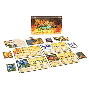 Greater Than Games | Spirit Island: Feather & Flame | Cooperative Strategy Board Game Expansion | 1 to 4 Players | 90+ Minutes | Ages 14+