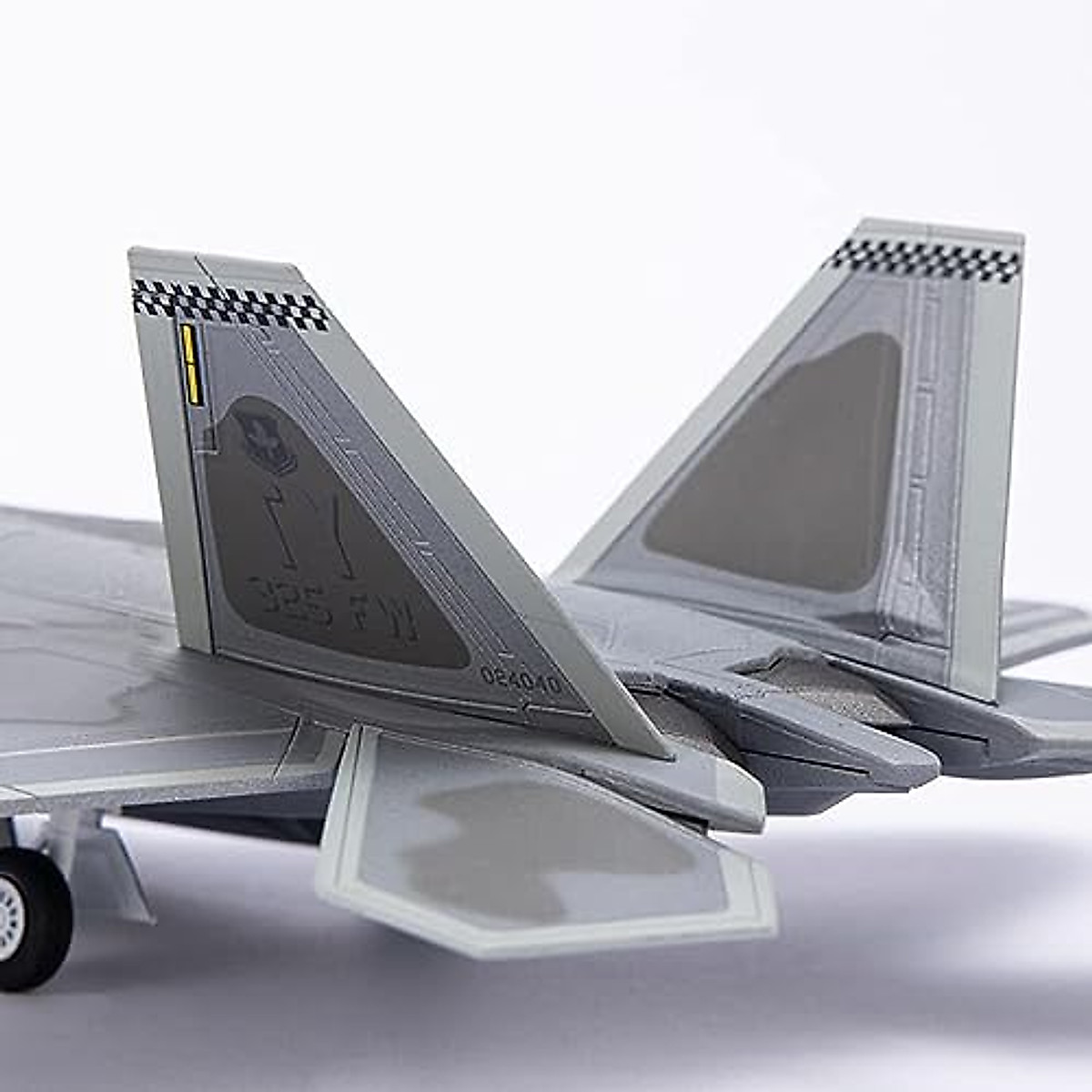 NUOTIE 1/72 F-22 Raptor Model diecast Airplane Model Military Plane Fighter for Collections and Gifts (TY 325 FW)