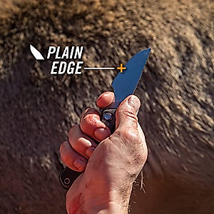 Gerber Gear Downwind Caper - Fixed Blade Knife with Sheath for Hunting Gear - Olive