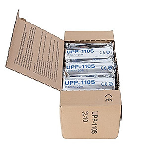 UPP-110S Type I Black and White Video Thermal,Ultrasound Film/Media,Replacement for Sony Upp-110s,110 mm x 20m(1roll)