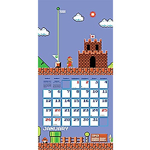 Super Mario 2020 Wall Calendar: History of a Hero