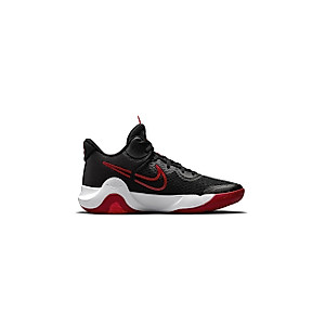 Nike Men's KD Trey 5 IX Basketball Sneakers, Black/White-bright Crimson-university Red, 10.5