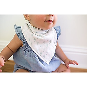 Copper Pearl Baby Bandana Drool Bibs for Drooling and Teething 4 Pack Gift Set “Claire Set