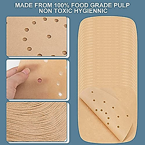 Jzzuuask Air Fryer Parchment Paper, Air Fryer Liners, 200pcs 8.5 Inch, Air Fryer Accessories, Perforated Parchment Paper for Air Fryer, No Burn, Easy Cleanup