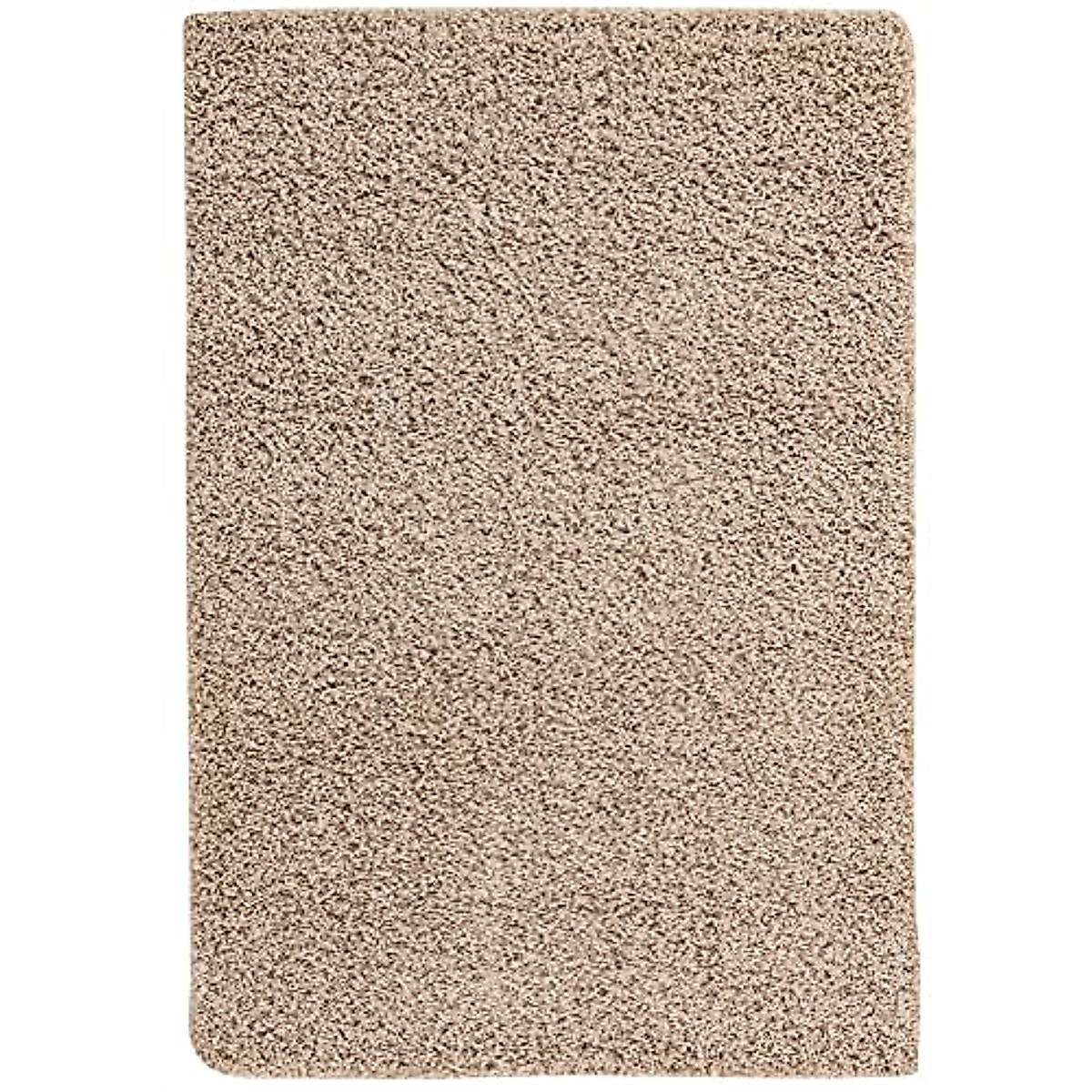 Unique Loom Solid Shag Collection Area Rug (4' 1" x 6' 1" Rectangle, Taupe)