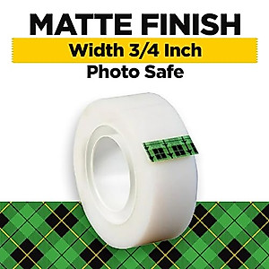 Scotch Magic Tape, Invisible, Home Office Supplies and Back to School Supplies for College and Classrooms, 16 Rolls