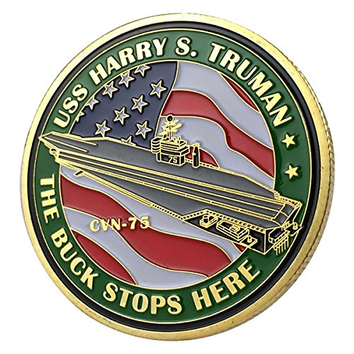 U.S. Navy USS Harry S. Truman / CVN-75 GP Challenge Coin 1136#