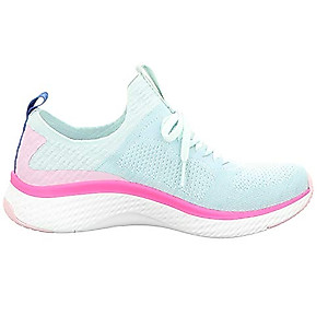 Skechers Women's 13325-lbmt_38 Sneaker, Light Blue/Multi, 8 M US