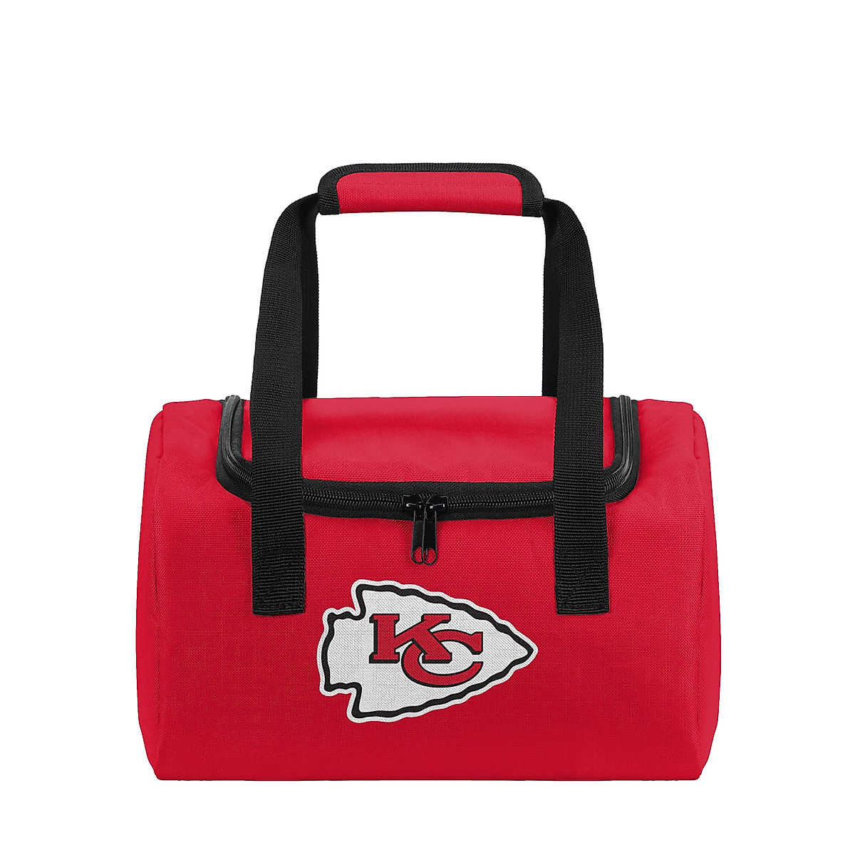 FOCO - NFL Officially Licensed Team Logo Dual Compartment Insulated Lunch Box Cooler Duffel Bag (Patrick Mahomes - Kansas City Chiefs)