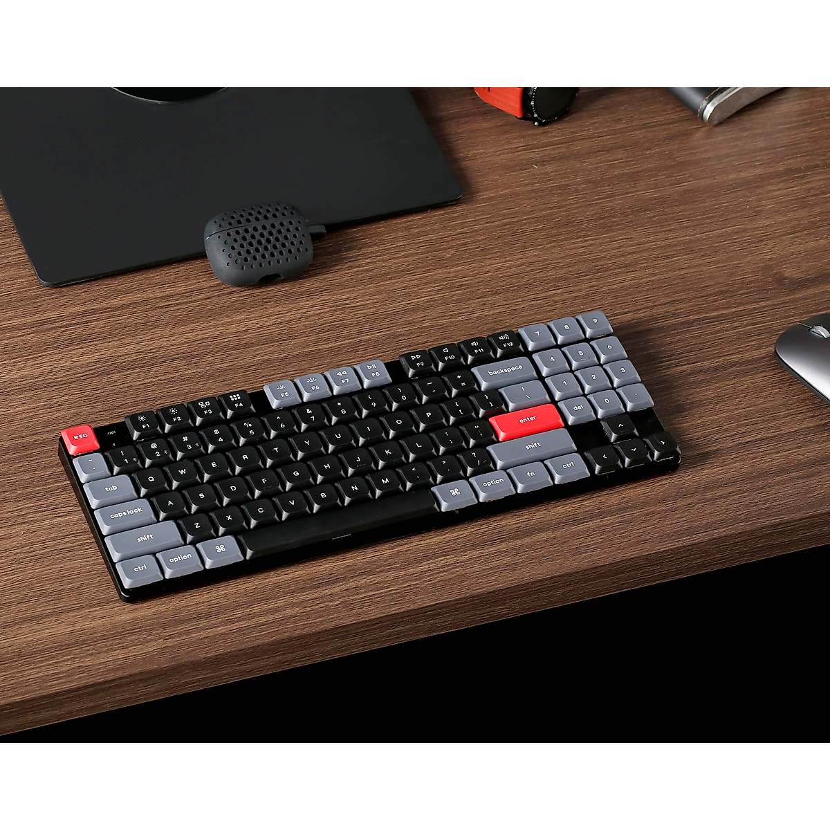 Keychron K13 Pro Ultra-Slim Wireless QMK/VIA Custom Mechanical Keyboard, Programmable Macro 80% Layout White Backlit Low Profile Gateron Brown Switch Bluetooth/USB Wired for Mac Windows Linux