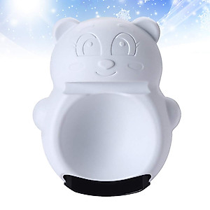 DOITOOL 1pc Fruit Plate Bowl Tv Lazy Fruit Bowl Cartoon Snack Holder Sushi Plate Cookies Chip Platter Decorative Candy Bowls Fun Shaped Dish Phone Stand Tray Fruit Tray Food White