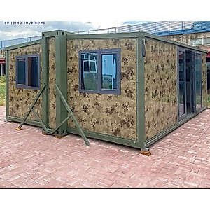 Prefabricated Mini Portable Modular Container Home for Winter Prefab Expandable Small House Tiny Villa with Toilet