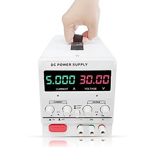 DC Linear Power Supply 30V 5A Variable High Precision for DIY Electronics Repairing, Laboratory, Electroplating, and Research