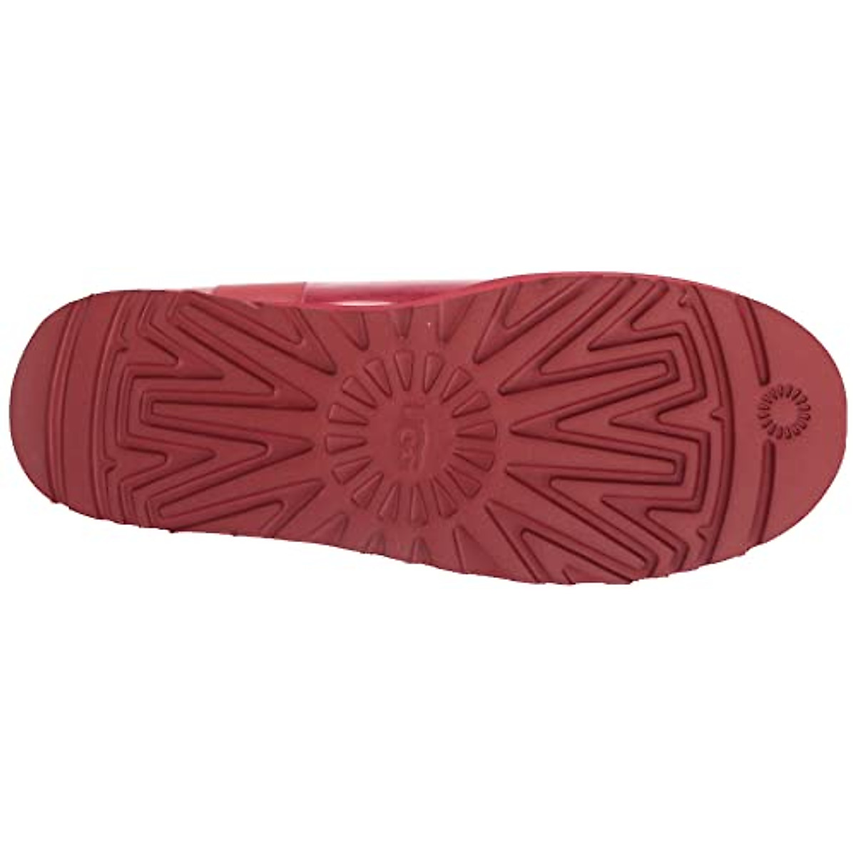 UGG Women's Classic Clear Mini Fashion Boot, Samba Red, 7