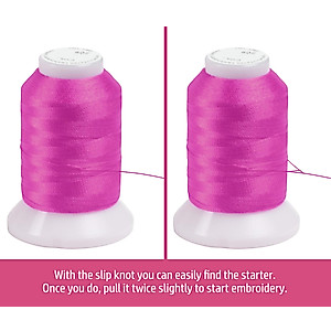 260 Spools Polyester Machine Embroidery Thread Set 40wt compatible with Brother Babylock Janome Singer Pfaff Husqvarna Bernina Machines