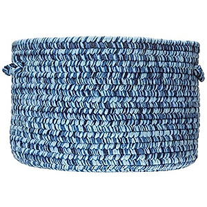 Colonial Mills CA59 18 by 18 by 12-Inch Catalina Storage Basket, Deep Sea