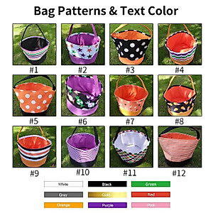 Personalized Halloween Trick or Treat Bag, Monogram Halloween Bucket, Custom Printed Name Candy Bag, Halloween Candy Basket, Halloween Gifts Basket, Spooky Candy Basket for Kids, Party Gifts for Kids