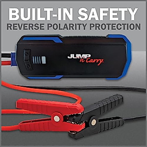 Clore Automotive JNC345 Jump-N-Carry 12 Volt Lithium Jump Starter - 4000A, 550 Start Assist Amp for up to 10-Liter Gasoline and 10-Liter Diesel Engines