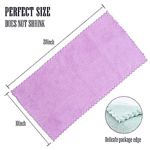 Super Soft Burp Cloths 8 Pack - Thick Baby Washcloths - Extra Absorbent - Perfect Size Large 20" by 10" - Light and Easy to Carry - Milk Spit Up Rag - Burpy Cloths for Unisex, Boy, Girl - Multicolored