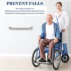 Grab Bars for Bathtubs and Showers, Aolloa 2 Pack 16inch SUS304 Stainless Steel Anti Slip Bath Handle for Elderly Senior Handicap Pregnant Women