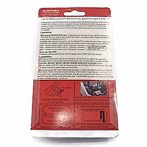 The ROP Shop Resettable Tachometer/Hour Meter for KTM XC XCF SX SXF EXC MX Dirt Bike