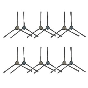 NUHFUFA 12 PCS Side Brushes Replacement Part Robot Vacuum Cleaner Accessories Compatible with Eureka E10S Sweeper