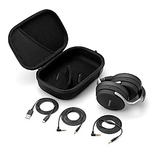 Denon AH-GC25W Premium Wireless Headphones with aptX Bluetooth | Hi-Res Audio Quality | Up to 30 Hours of Wireless Use | Designed for Comfort | Battery-Saving Auto-Standby Mode | Black (AHGC25WBK)
