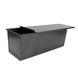 Hemoton Bread Pan 1pc Toast Box Tray with Lid Metal Bread Box Silicone Pans for Baking Bread Cake Toast Oven Baking Pan Toast Baking Mold Toast Baking Box Iron Baking Mold Cake Mold Can