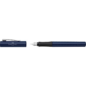 Faber-Castell Grip 2011 Fountain Pen - Extra Fine Nib, Classic Blue, (140807)