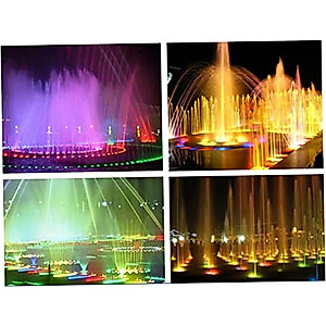 LABRIMP Remote Party Home Spot Bar Xmas Underwater Lamp LED Lighting W Control Changing for Seven Fountain Wedding Decor Day Lamps Lights Pool Water Waterfall Garden Light Black