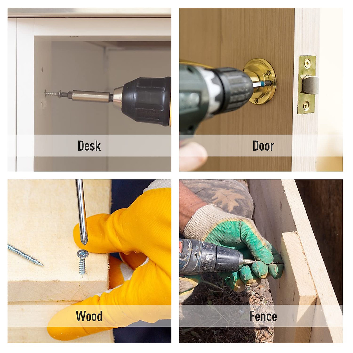 Trivd Frol 550Pcs Self Tapping Screws Assortment Set, M3/M4/M5/M6 304 Stainless Steel Sheet Metal Screws Kit, Phillips Drive Wood Screw Assortment 550Pcs(275pcs Round Head and 275pcs Flat Head)