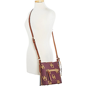 Dooney & Bourke Handbag, Monogram Small Ridley Crossbody - Wine
