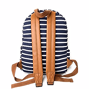 women, madden girl backpack, navy white backpack striped