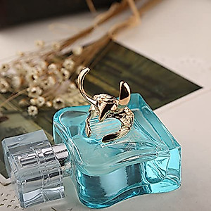 Yissw 2 Pcs Loki Film Helmet Ring Gold Silver Animal Horn Jewelry for Women Men