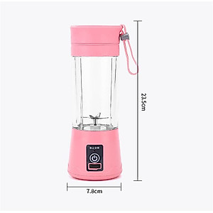 380ML Mini Blender Fruit Blender Convenient Handheld Blender Using USB Charger
