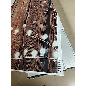 Alltten 7X5FT Brown Wood Backdrops for Photography Vintage Brown Background Thin Vinyl Material Applicable to Baby Shower Banners Photo Booth Studio Props F1