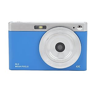 Digital Camera, 4K 50MP Vlogging Camera with 2.88inch IPS Screen, 16X Digital Zoom, Anti Shaking, Built in Fill Light, Compact Point and Shoot Camera for Students Teens Adults