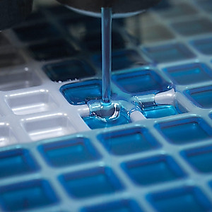 Dutailier Erie TechnoGel 2234 Wooden Glider Multiposition-Lock Recline, Espresso/Light Grey