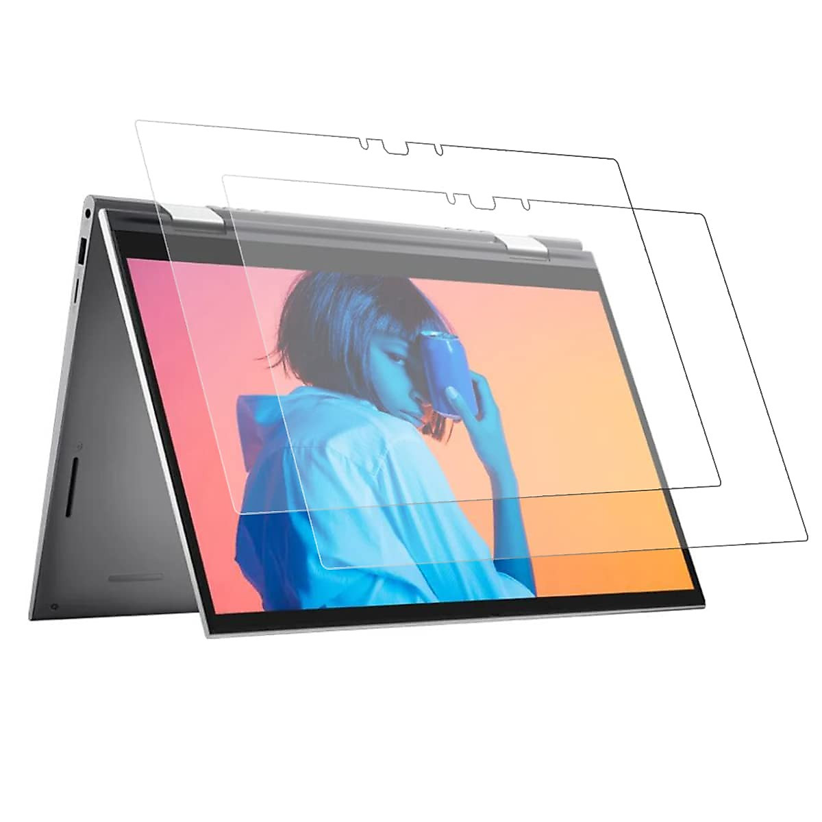 2 Pack Matte Anti-Glare Screen Protector for 14" Dell Inspiron 14 5420 2-in-1 Touchscreen Convertible Laptop, Eye Protection Filter, Reduce Eyes Strain