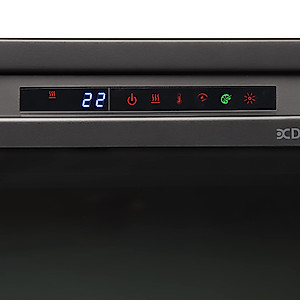 Dimplex 26 Inch Built-in Electric Fireplace - Multi-Fire XHD Firebox with Logs and Realistic Multi-Color Flames | Model: XHD26L
